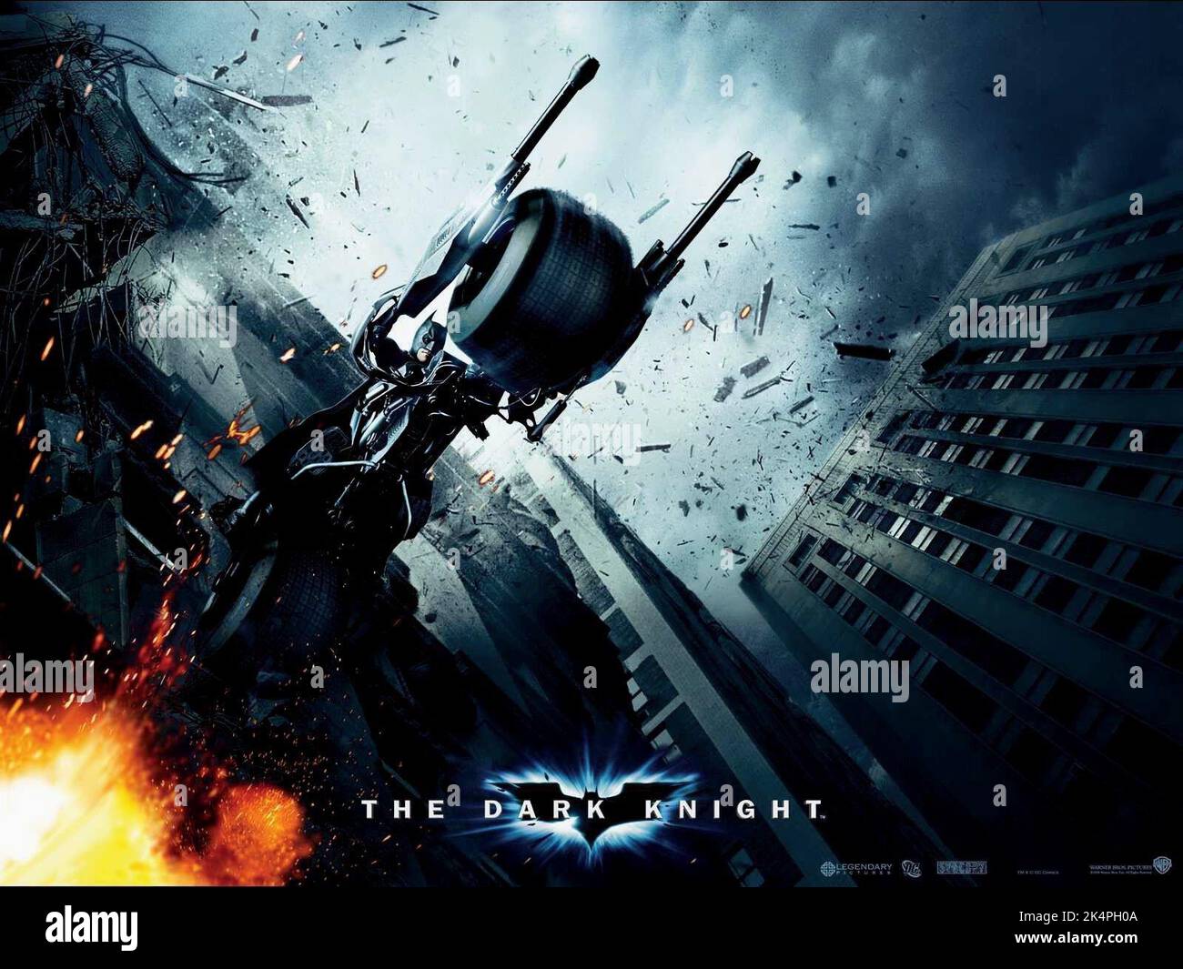 CHRISTIAN BALE POSTER, THE DARK KNIGHT, 2008 Stock Photo - Alamy