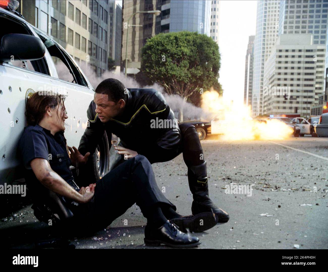 LIZ WICKER, WILL SMITH, HANCOCK, 2008 Stock Photo - Alamy