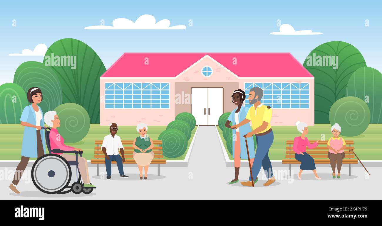 Nursing Home Residents Clip Art