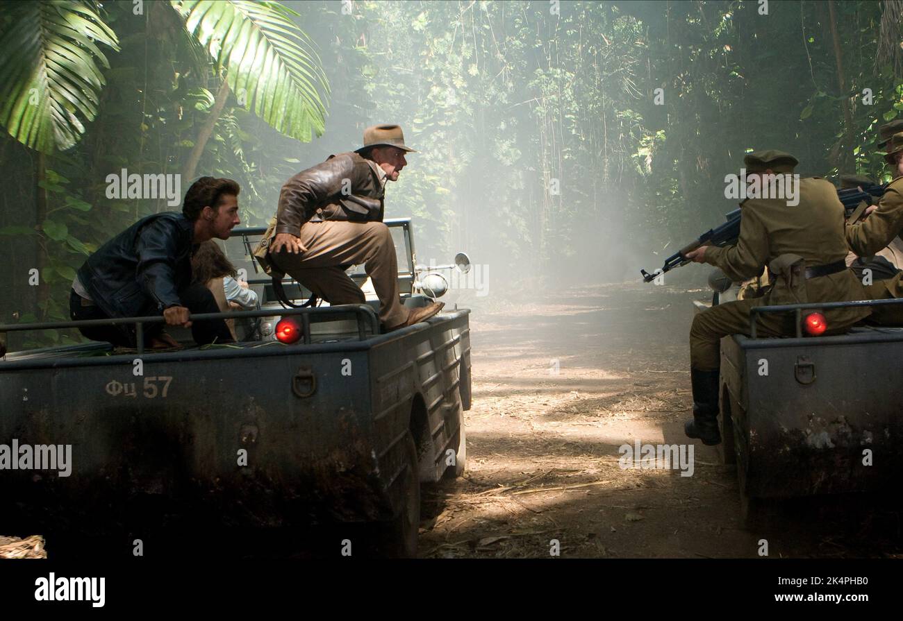 SHIA LABEOUF, HARRISON FORD, INDIANA JONES AND THE KINGDOM OF THE ...