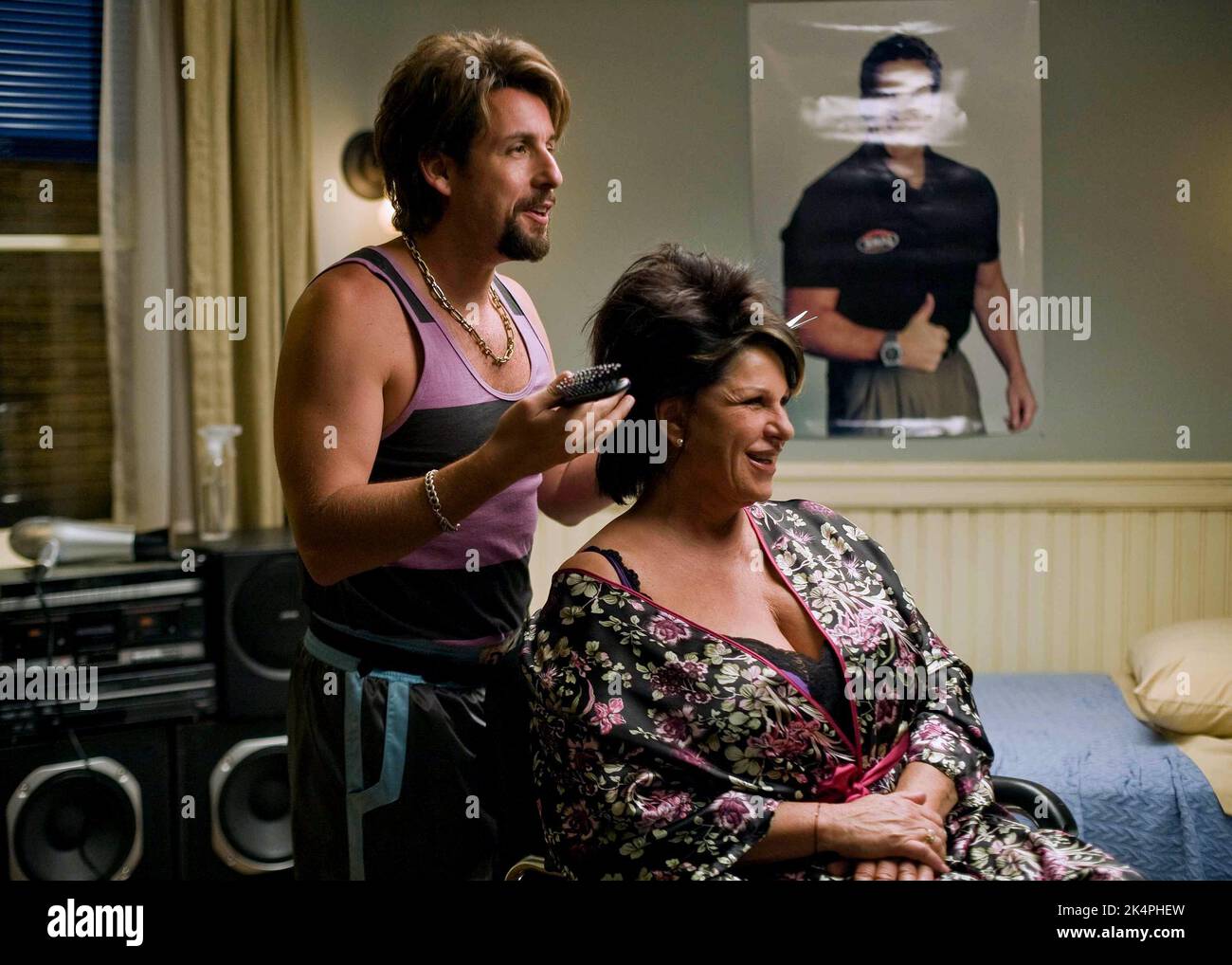 ADAM SANDLER, LAINIE KAZAN, YOU DON'T MESS WITH THE ZOHAN, 2008 Stock Photo - Alamy
