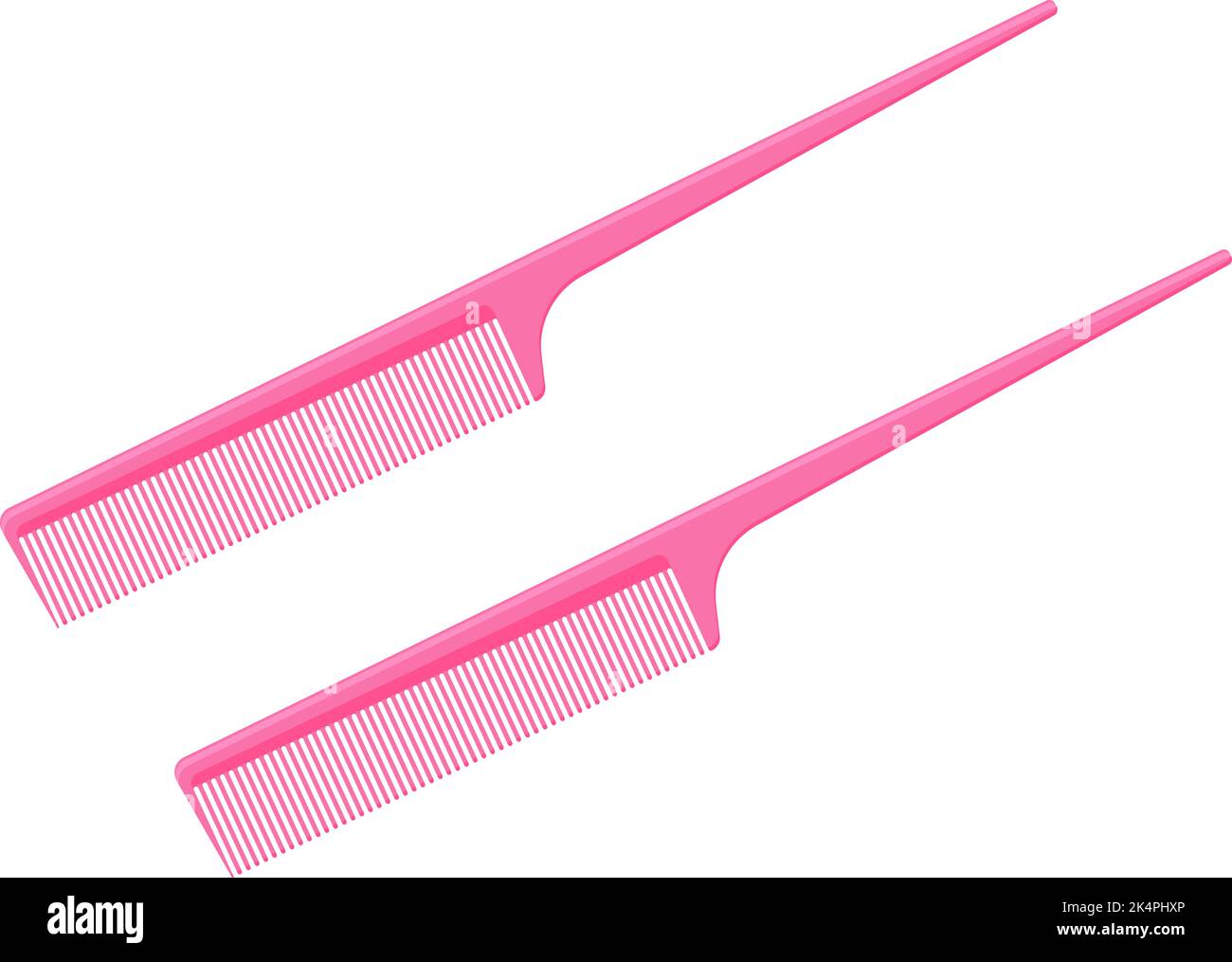 Comb hair brush concept Stock Vector Images - Alamy