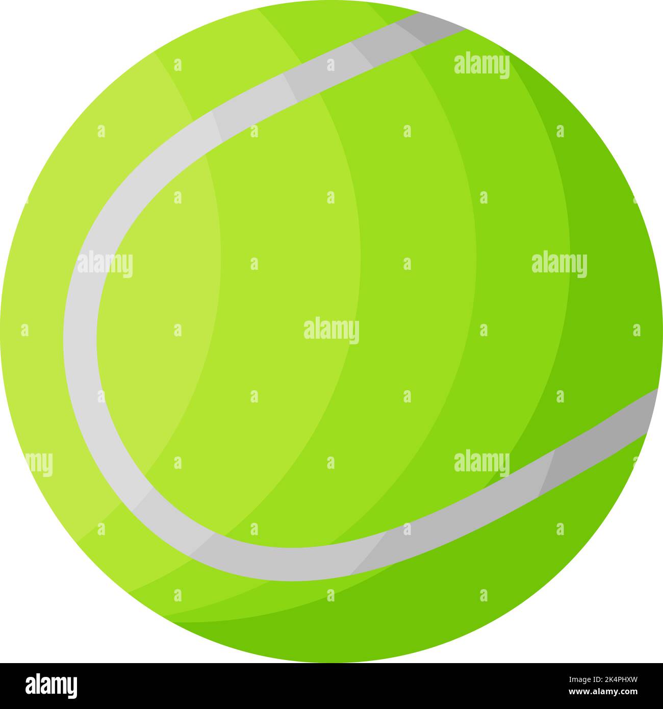 Tournament tennis ball, illustration, vector on a white background ...