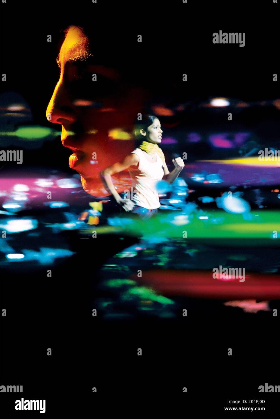 DEV PATEL, FREIDA PINTO, SLUMDOG MILLIONAIRE, 2008 Stock Photo - Alamy