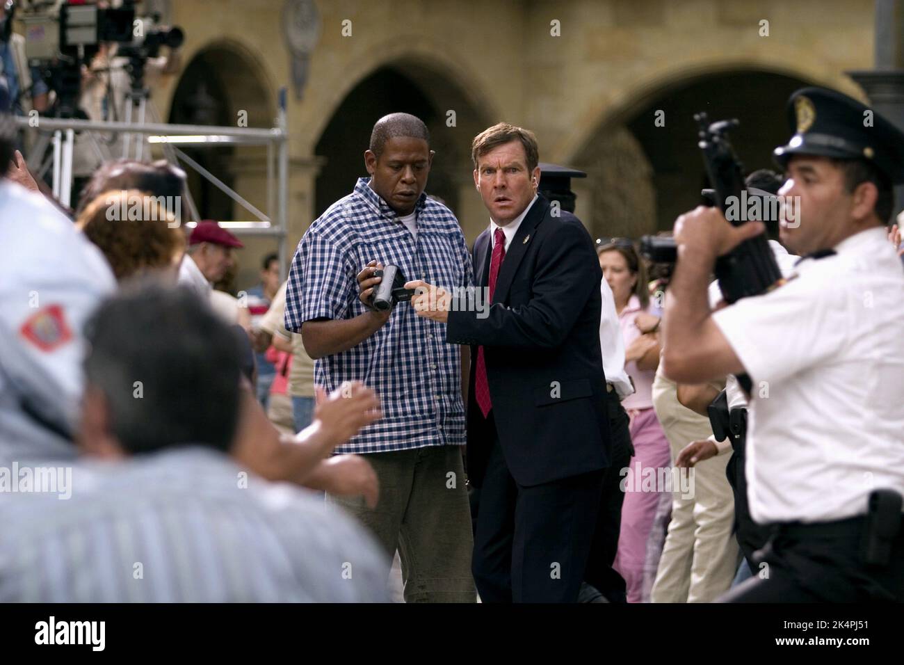 FOREST WHITAKER, DENNIS QUAID, VANTAGE POINT, 2008 Stock Photo - Alamy