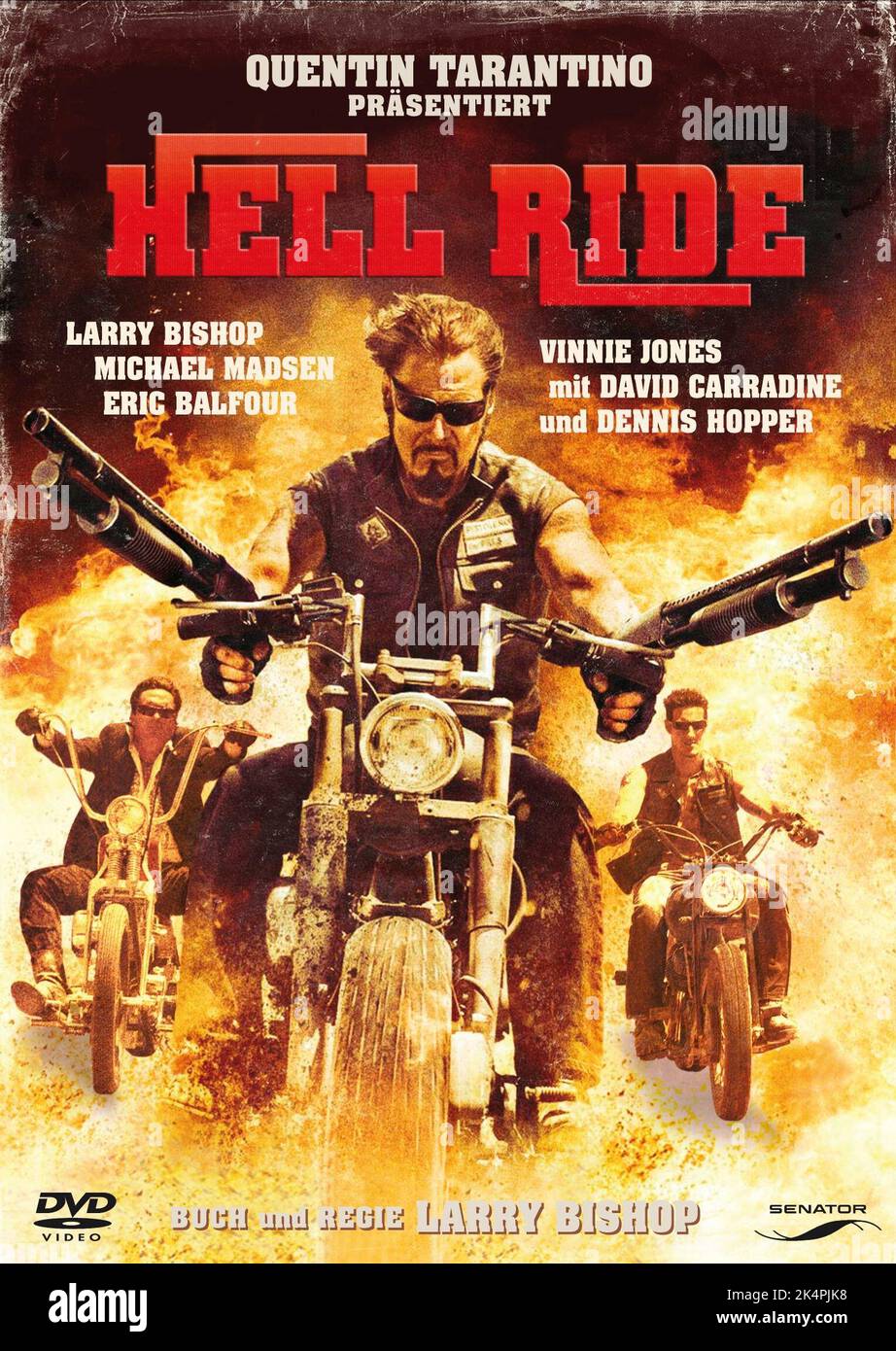 MICHAEL MADSEN, LARRY BISHOP, ERIC BALFOUR POSTER, HELL RIDE, 2008 ...