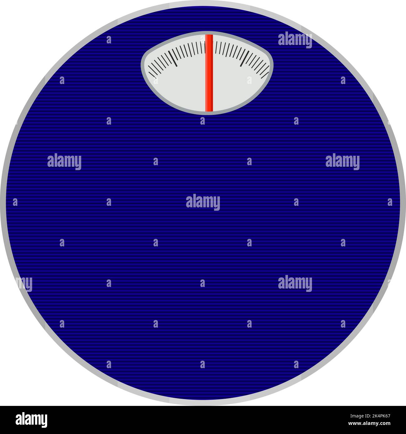 Blue weight scale, illustration, vector on a white background Stock ...