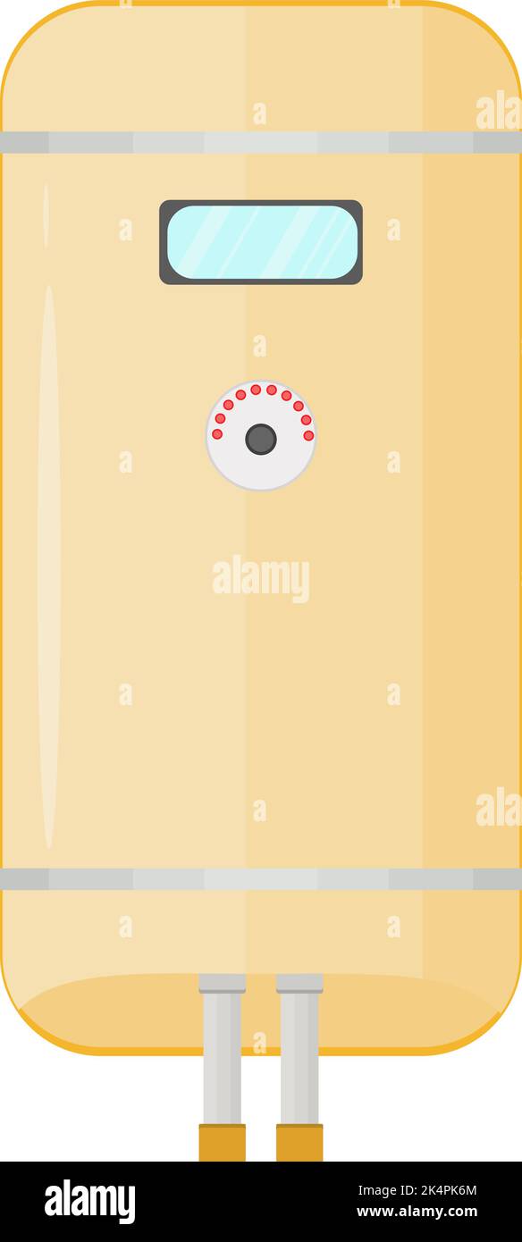 Water geyser, illustration, vector on a white background Stock Vector ...