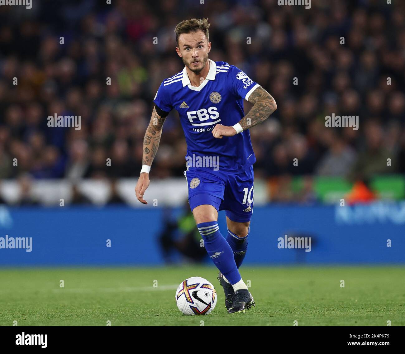 Leicester, England, 3rd October 2022. James Maddison of Leicester City ...