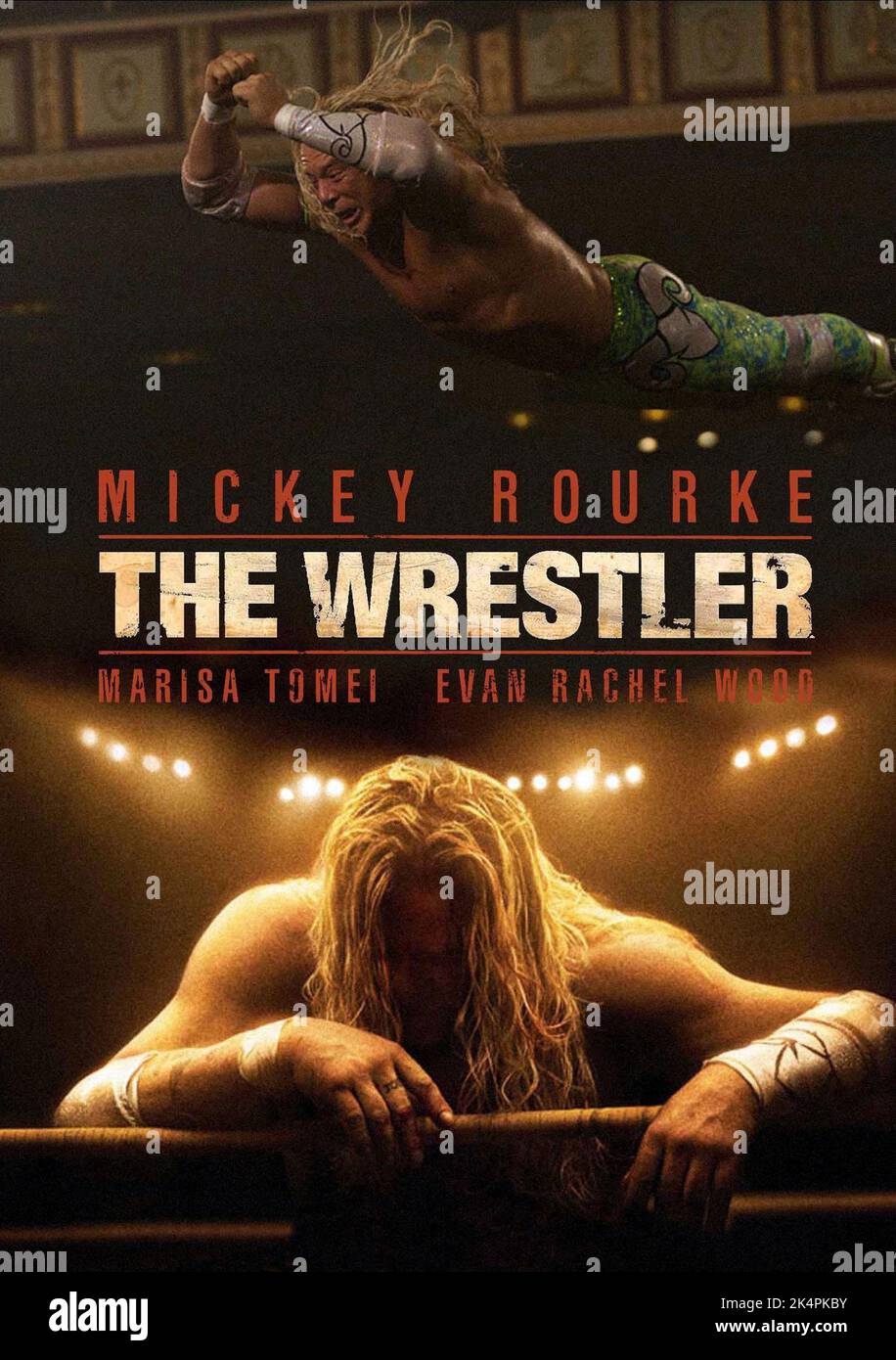 MICKEY ROURKE POSTER, THE WRESTLER, 2008 Stock Photo - Alamy