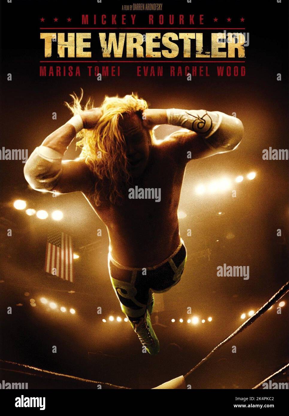 MICKEY ROURKE POSTER, THE WRESTLER, 2008 Stock Photo - Alamy