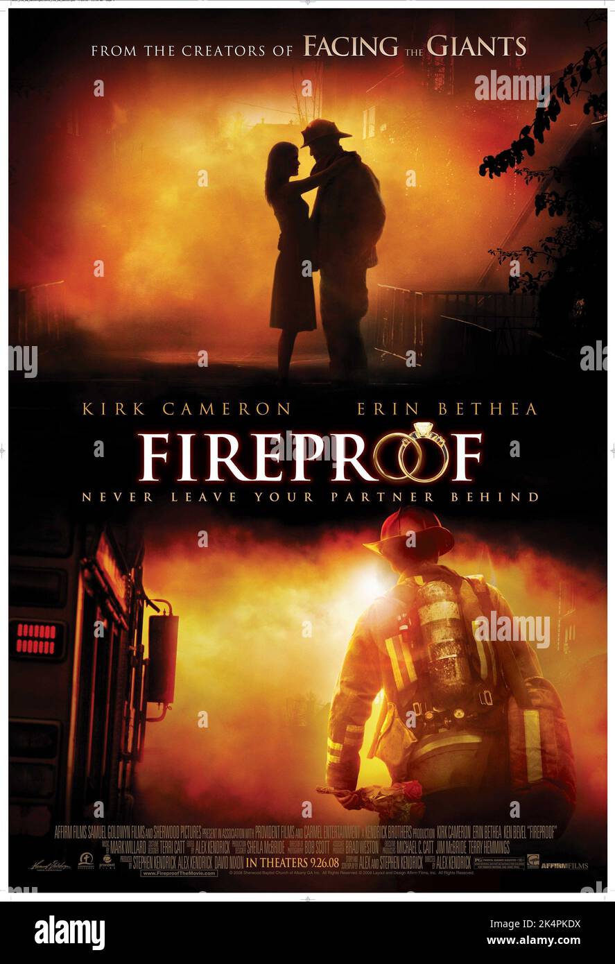 MOVIE POSTER, FIREPROOF, 2008 Stock Photo - Alamy