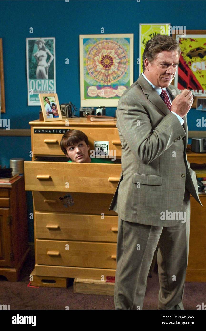 DRAKE BELL, CHRISTOPHER MCDONALD, SUPERHERO MOVIE, 2008 Stock Photo - Alamy