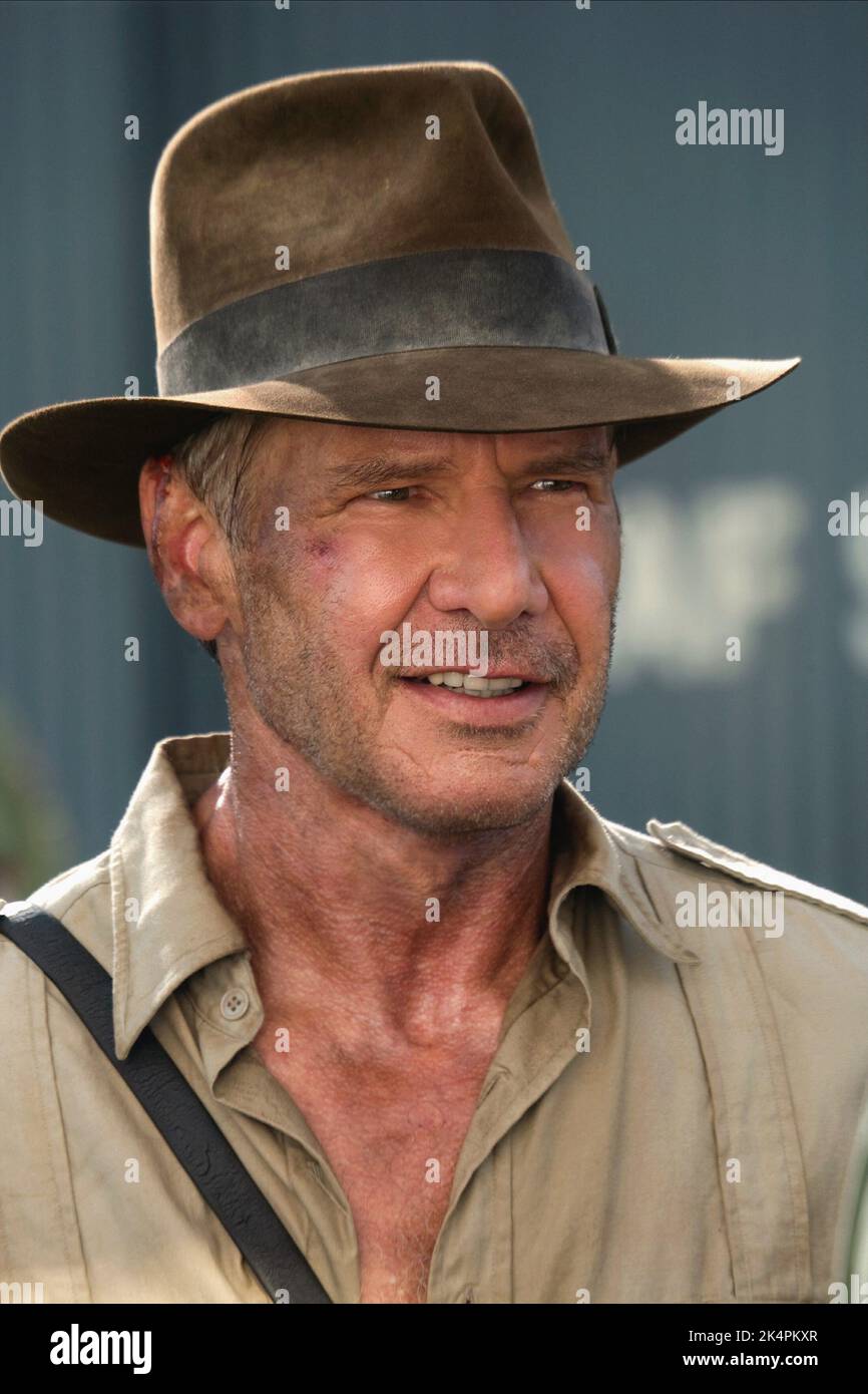 HARRISON FORD, INDIANA JONES AND THE KINGDOM OF THE CRYSTAL SKULL, 2008 ...