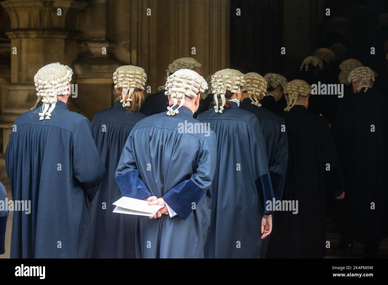London, England, UK. 3rd Oct, 2022. Procession Judges is seen seen in ...