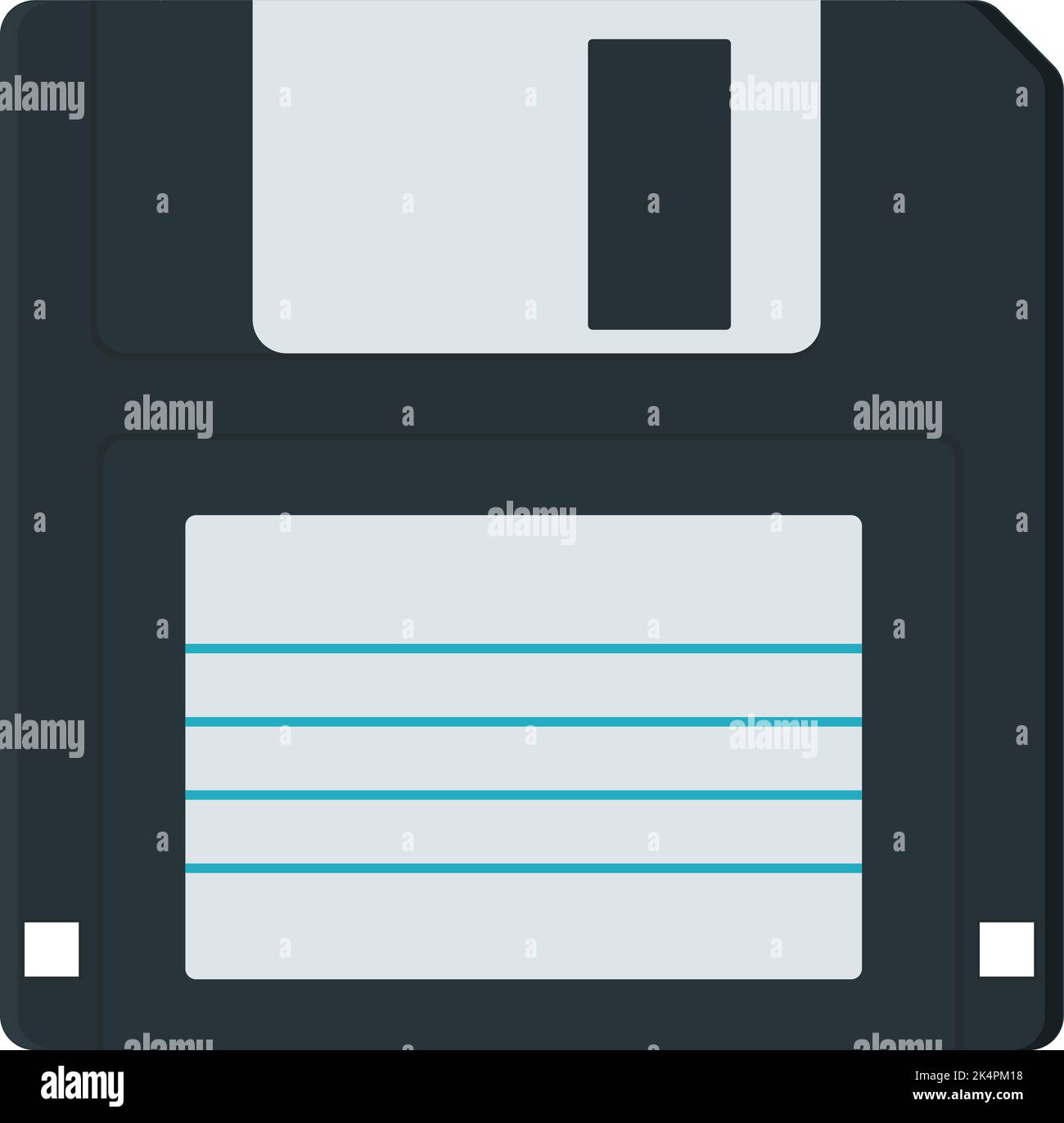 Old floppy disc, illustration, vector on a white background Stock ... Old floppy disc, illustration, vector on a white background Stock ...