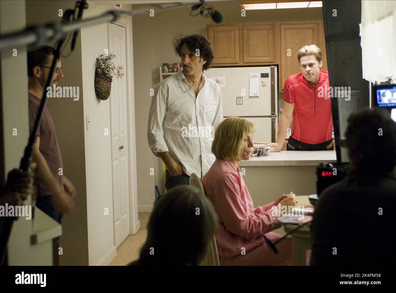 ETHAN COEN, JOEL COEN, TILDA SWINTON, BRAD PITT, BURN AFTER READING, 2008 Stock Photo - Alamy