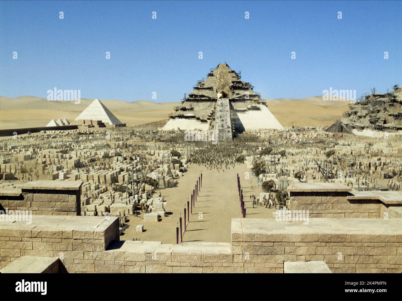 PYRAMID CONSTRUCTION SCENE, 10 000 BC, 2008 Stock Photo - Alamy