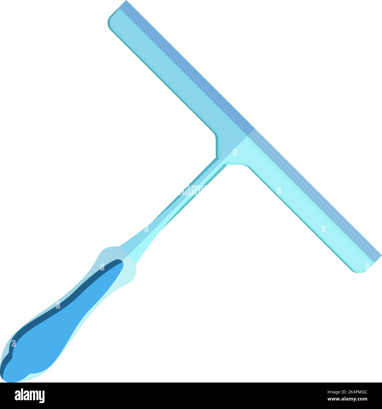 Window brush cleaner, illustration, vector on a white background Stock ...