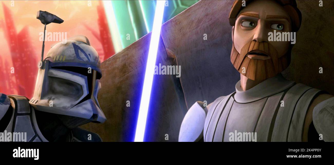 TROOPER,KENOBI, STAR WARS: THE CLONE WARS, 2008 Stock Photo - Alamy