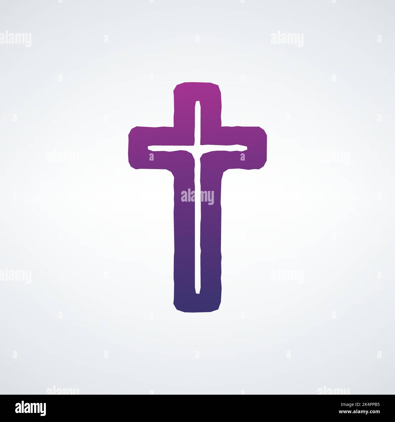 Religion cross icon, christianity symbol, church faith icon. Stock ...