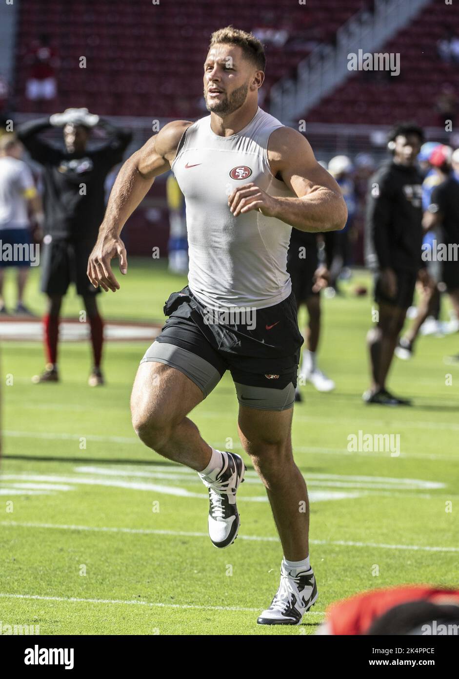 Santa Clara, United States. 03rd Oct, 2022. San Francisco 49ers ...