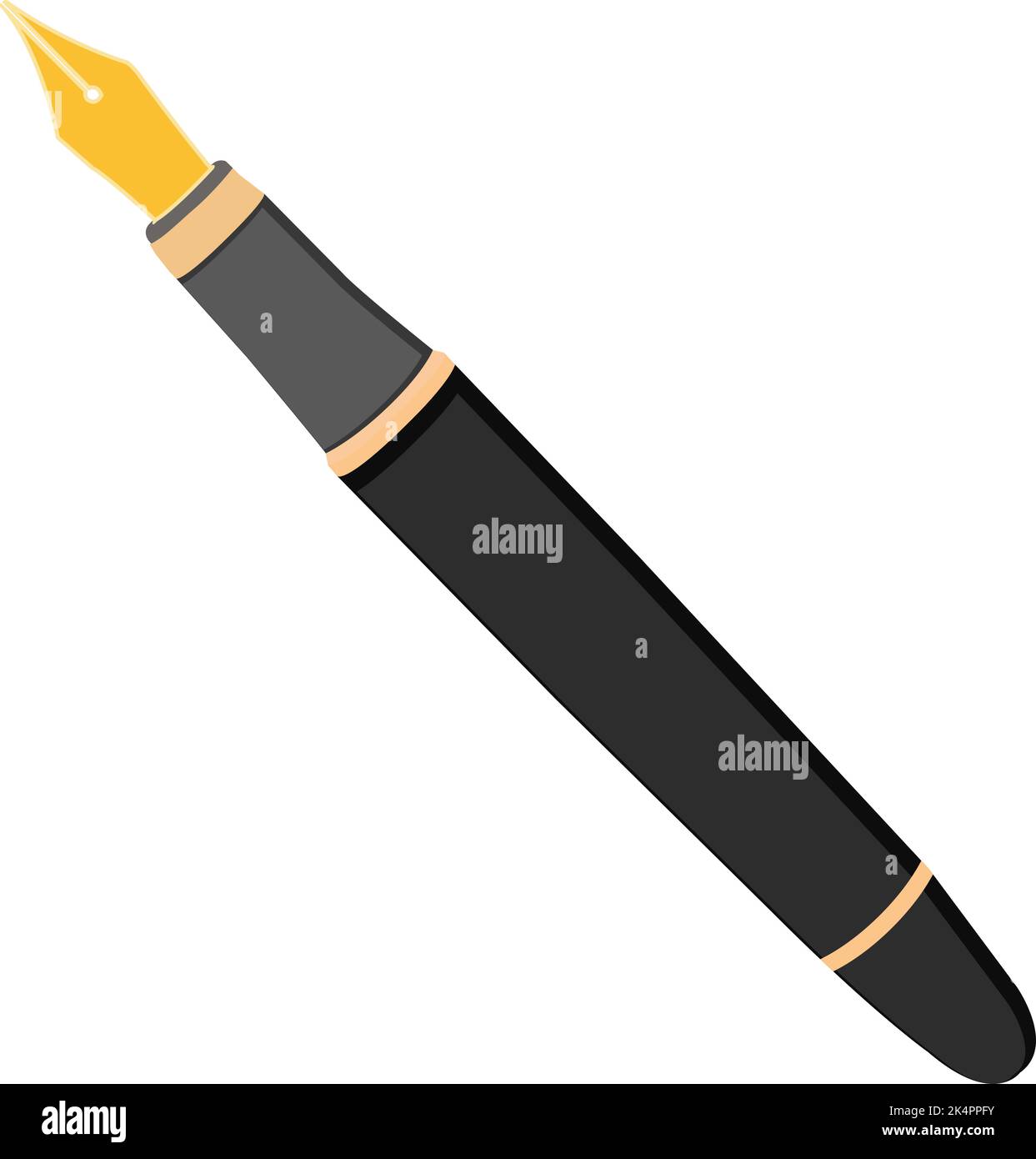 Office pencil, illustration, vector on a white background Stock Vector ...