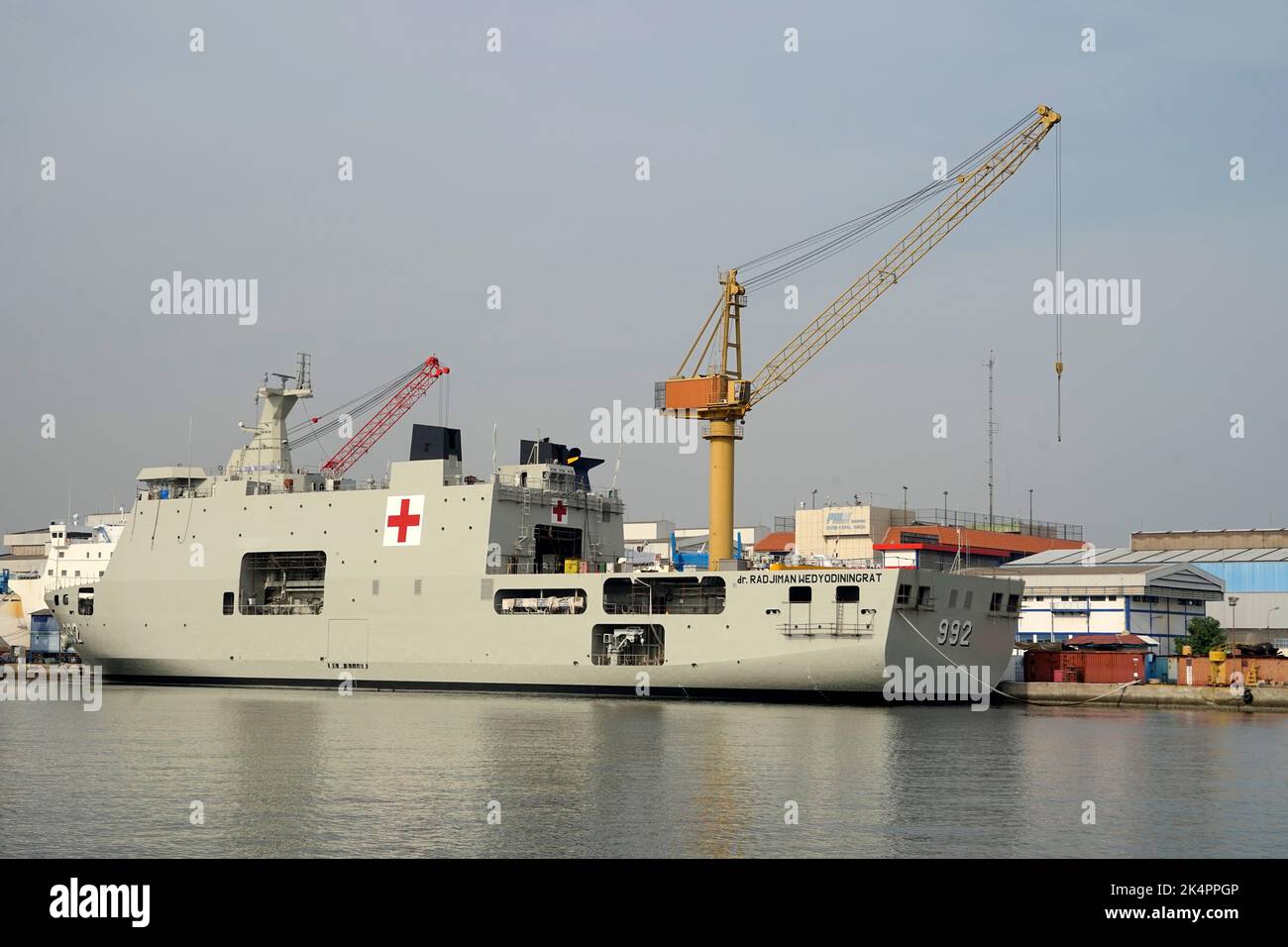 Indonesian Naval Hospital Ship "Dr Radjiman Wedyodiningrat" docked in ...