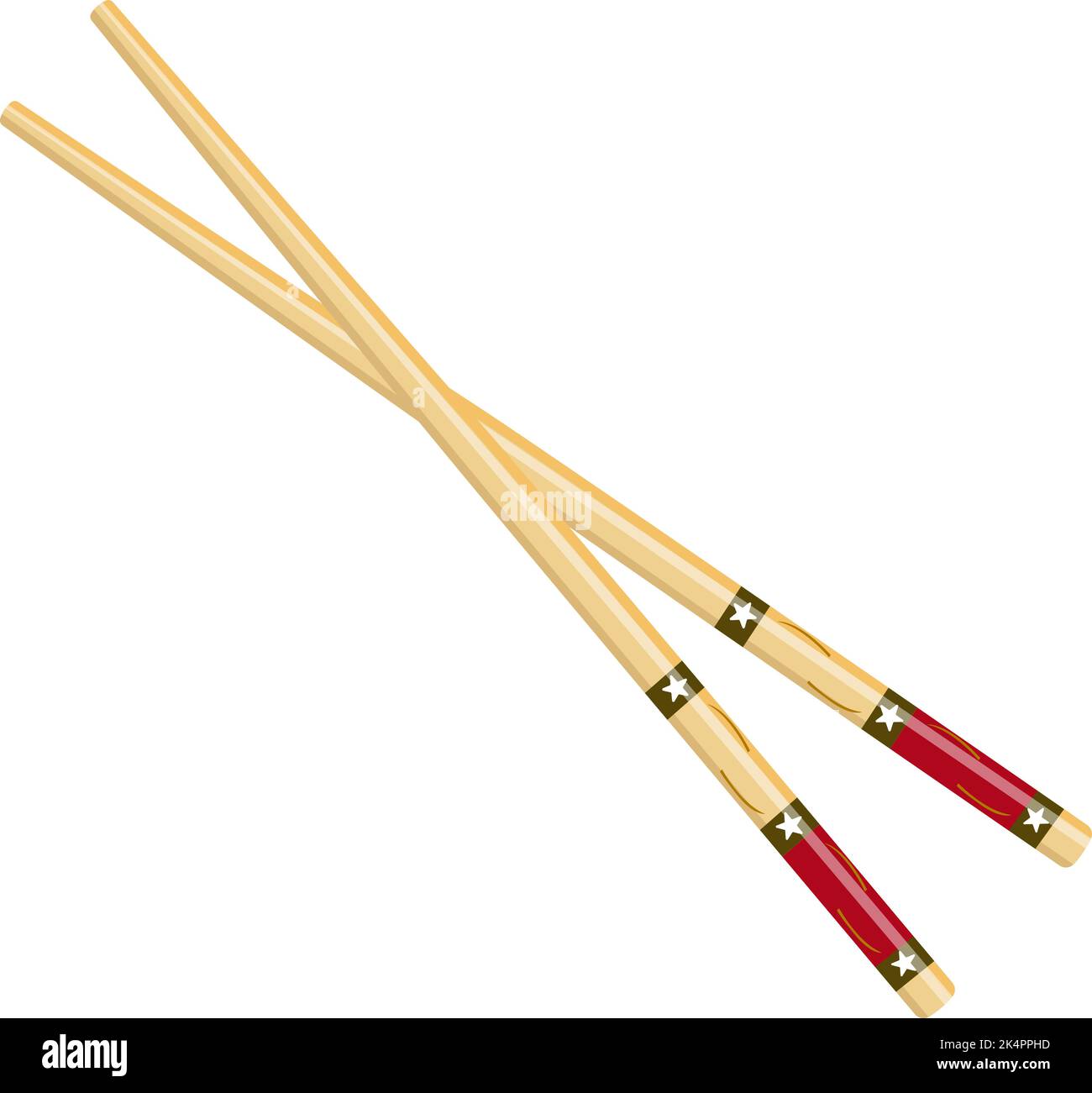 Wooden chopsticks icon cartoon hi-res stock photography and images - Alamy