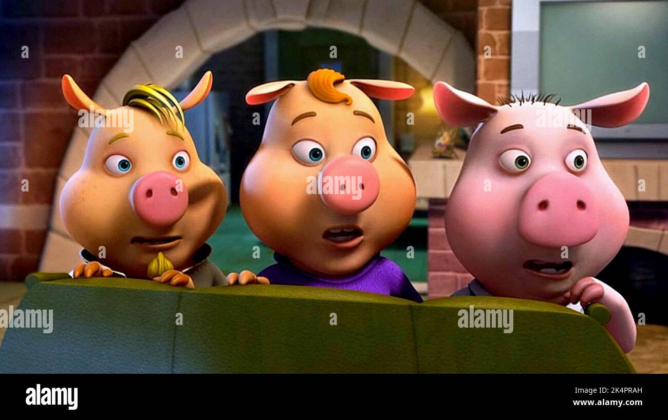 THE THREE PIGS, UNSTABLE FABLES: 3 PIGS and A BABY, 2008 Stock Photo - Alamy