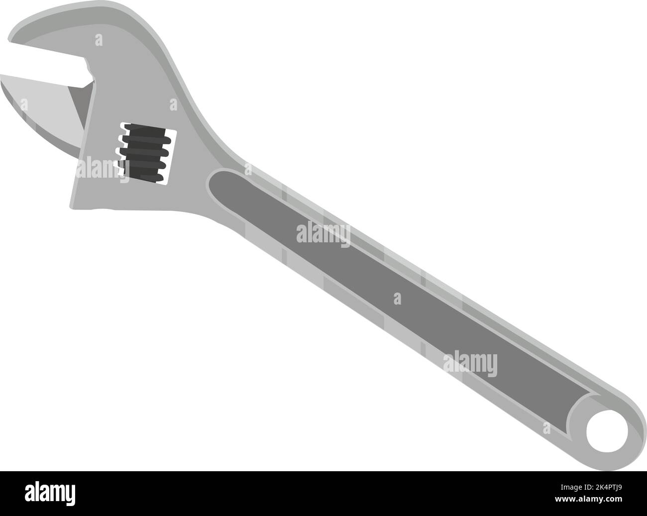 Car wrench tool, illustration, vector on a white background Stock ...