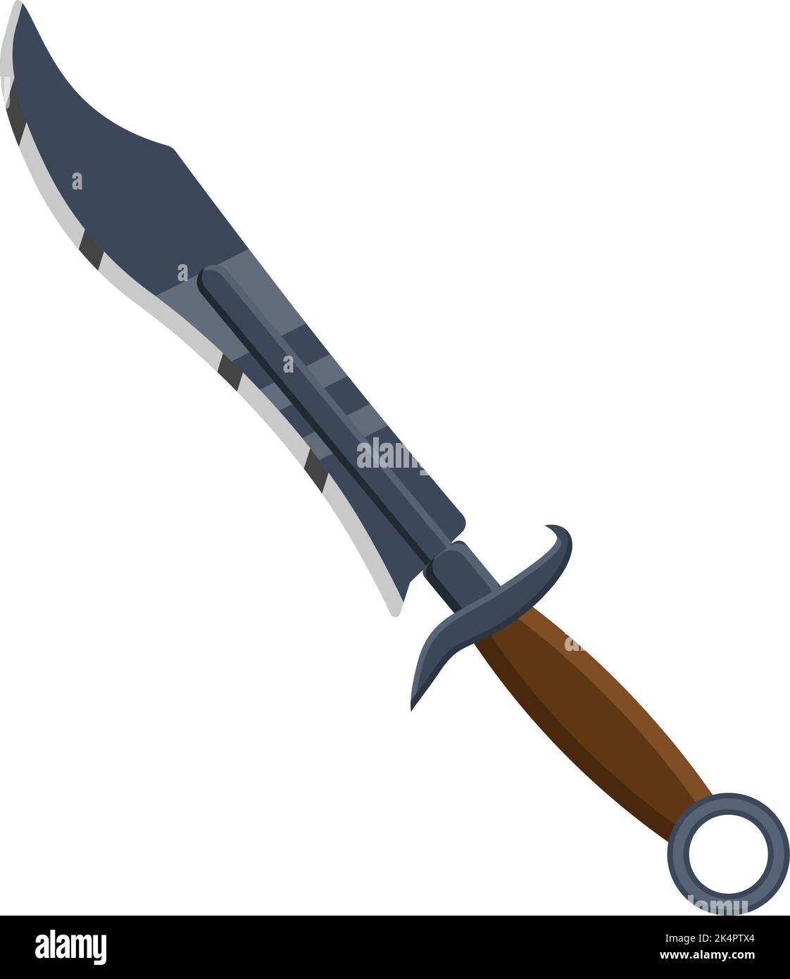 Viking dagger, illustration, vector on a white background Stock Vector ...