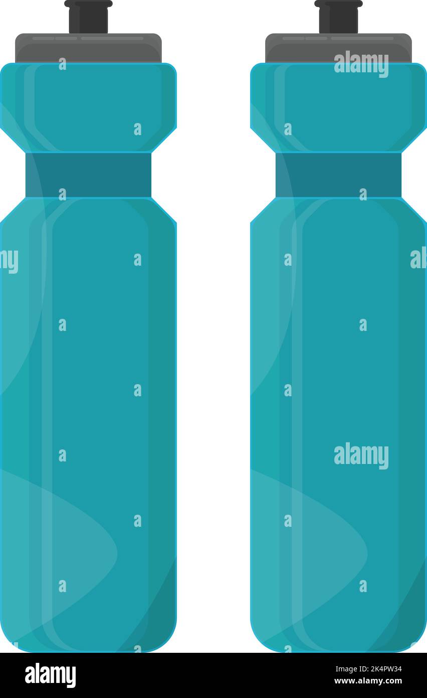 Set blue empty plastic Stock Vector Images - Alamy