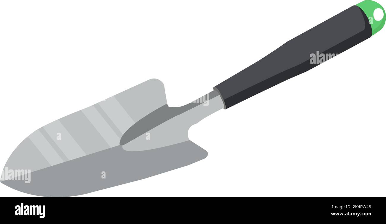 Garden trovel, illustration, vector on a white background Stock Vector ...