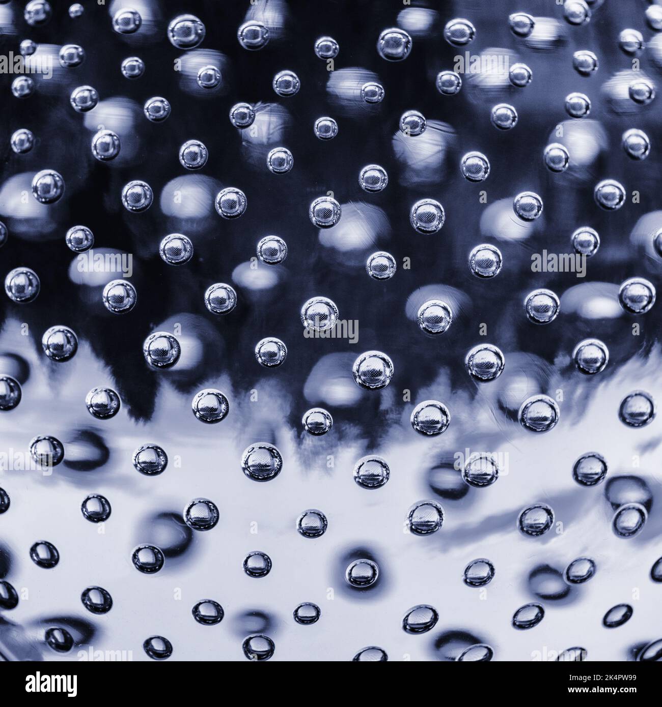 Bubbles inside of the glass ball Stock Photo - Alamy