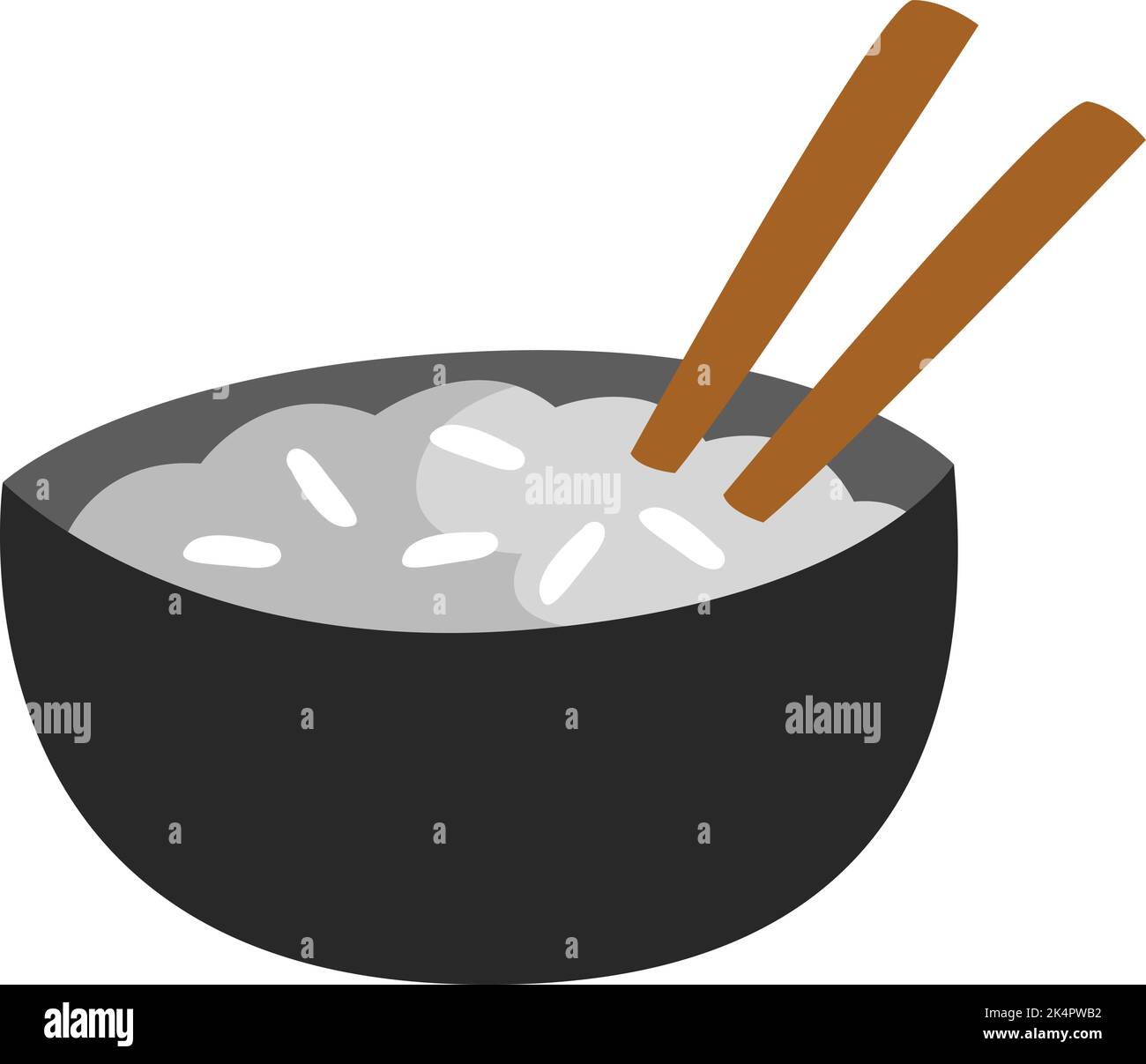 Asian food rice Stock Vector Images - Alamy