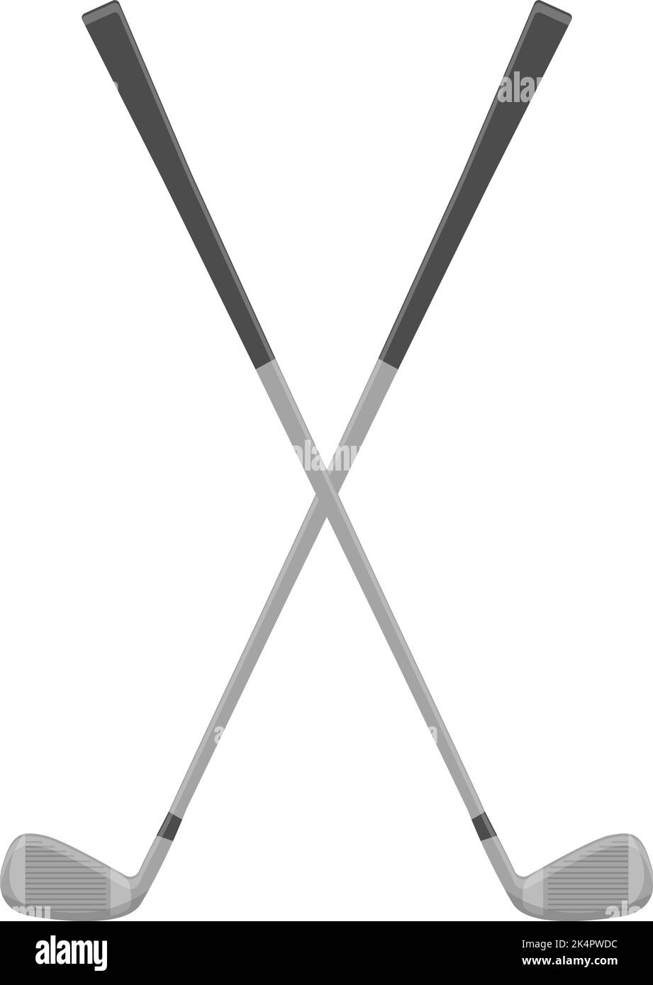 Golf sticks black Stock Vector Images - Alamy