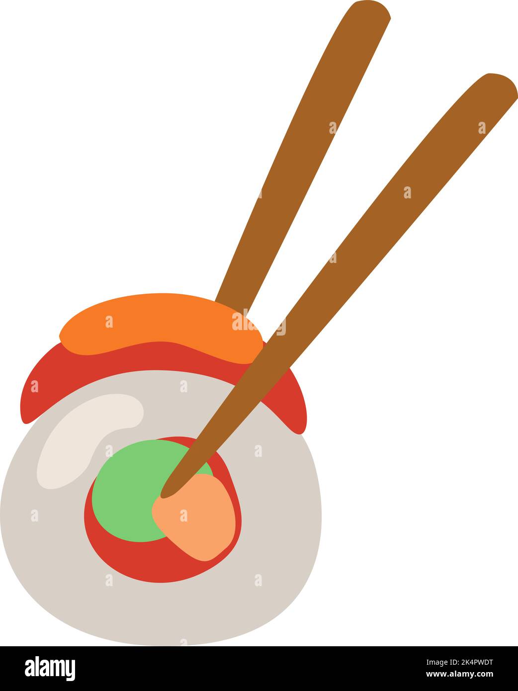 Seaweed rice roll Stock Vector Images - Alamy