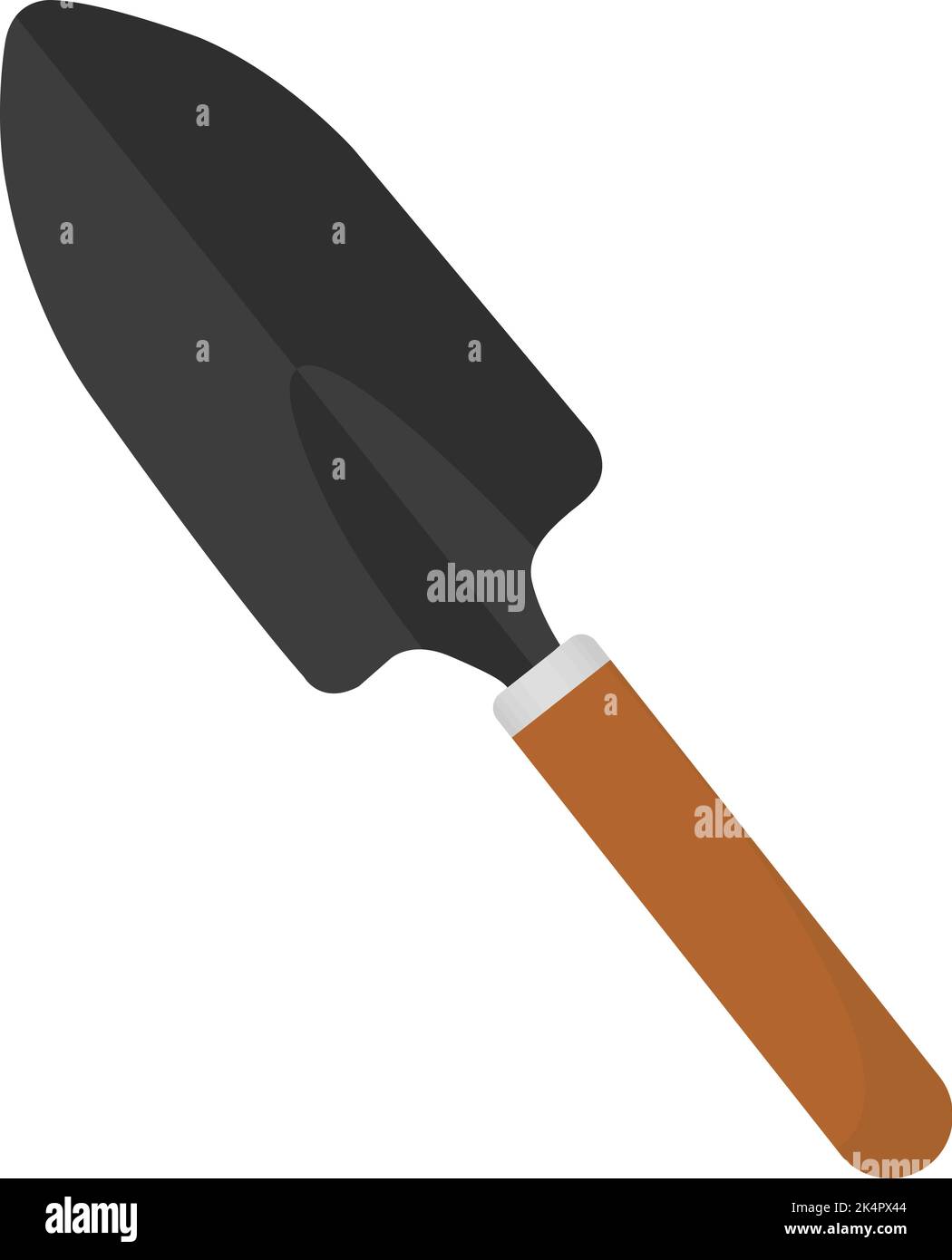 Shovel pitchfork on green Cut Out Stock Images & Pictures - Alamy