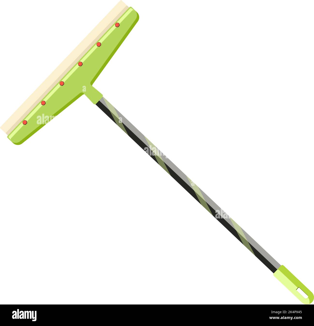 Floor sweeping broom, illustration, vector on a white background Stock ...