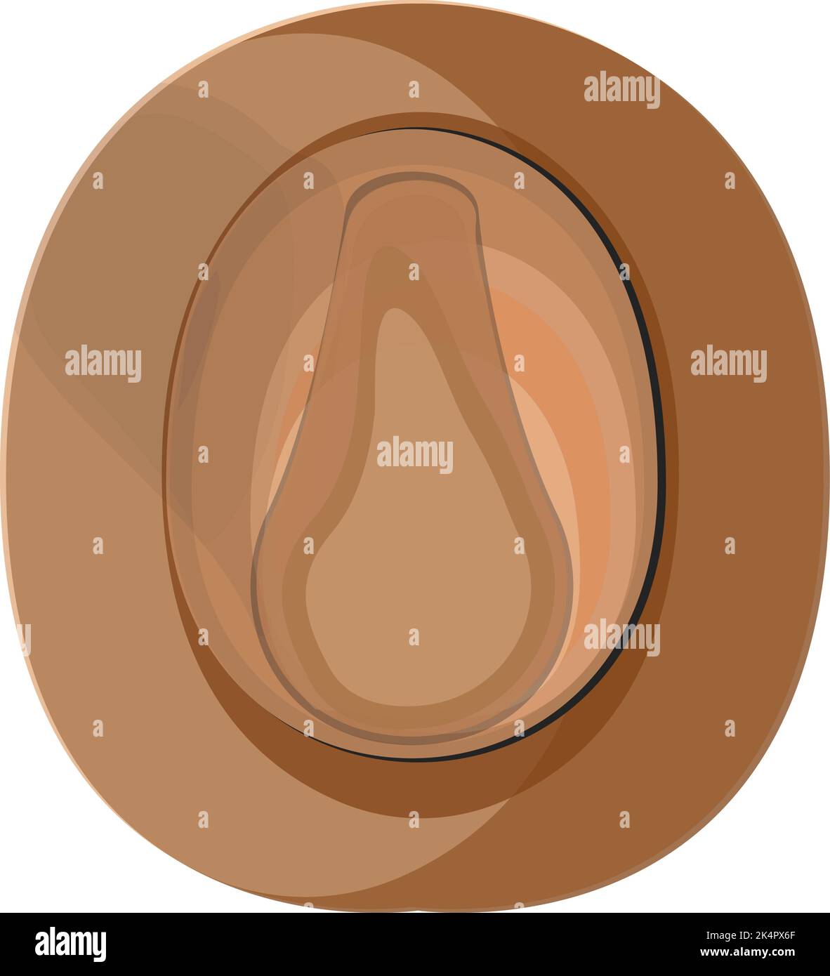 Black leather hat Stock Vector Images - Alamy