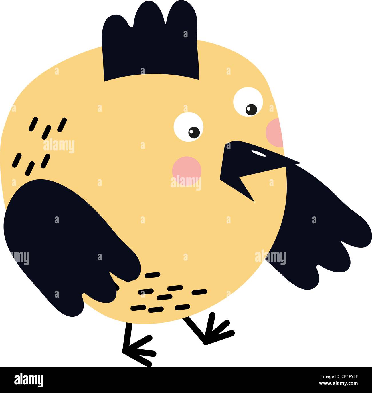 Farm chicken walking on Cut Out Stock Images & Pictures - Alamy