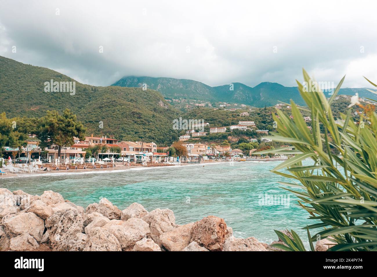 Seaside, Corfu, Greece Stock Photo - Alamy