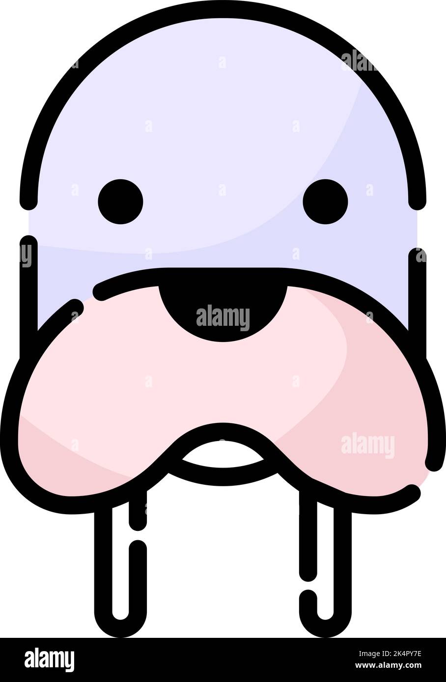 Grey walrus, illustration, vector on a white background Stock Vector ...