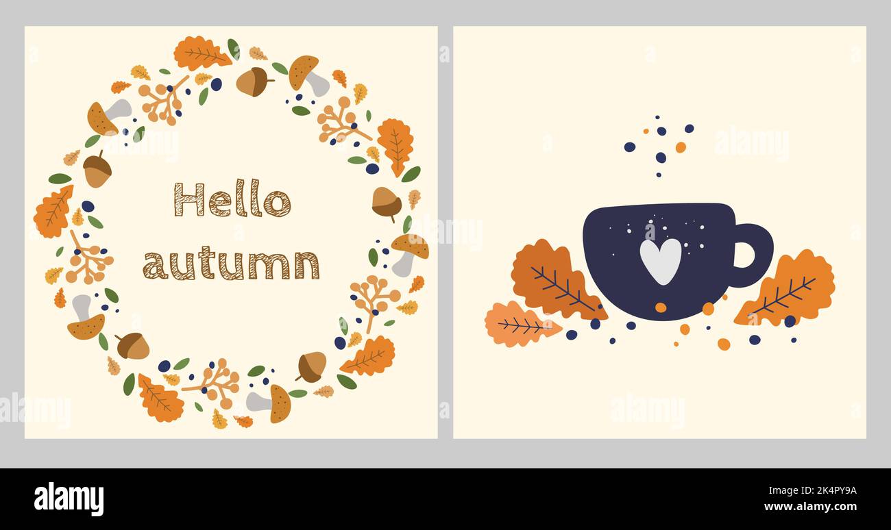 Autumn beverage vector Stock Vector Image & Art - Alamy