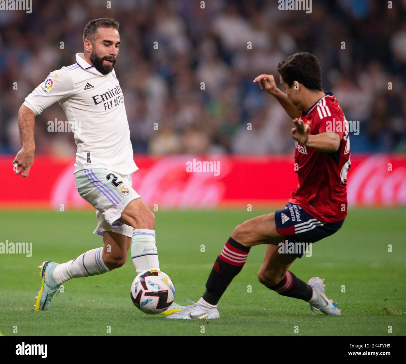 2nd October 2022; Santiago Bernabeu Stadium, Madrid, Spain: La Liga ...
