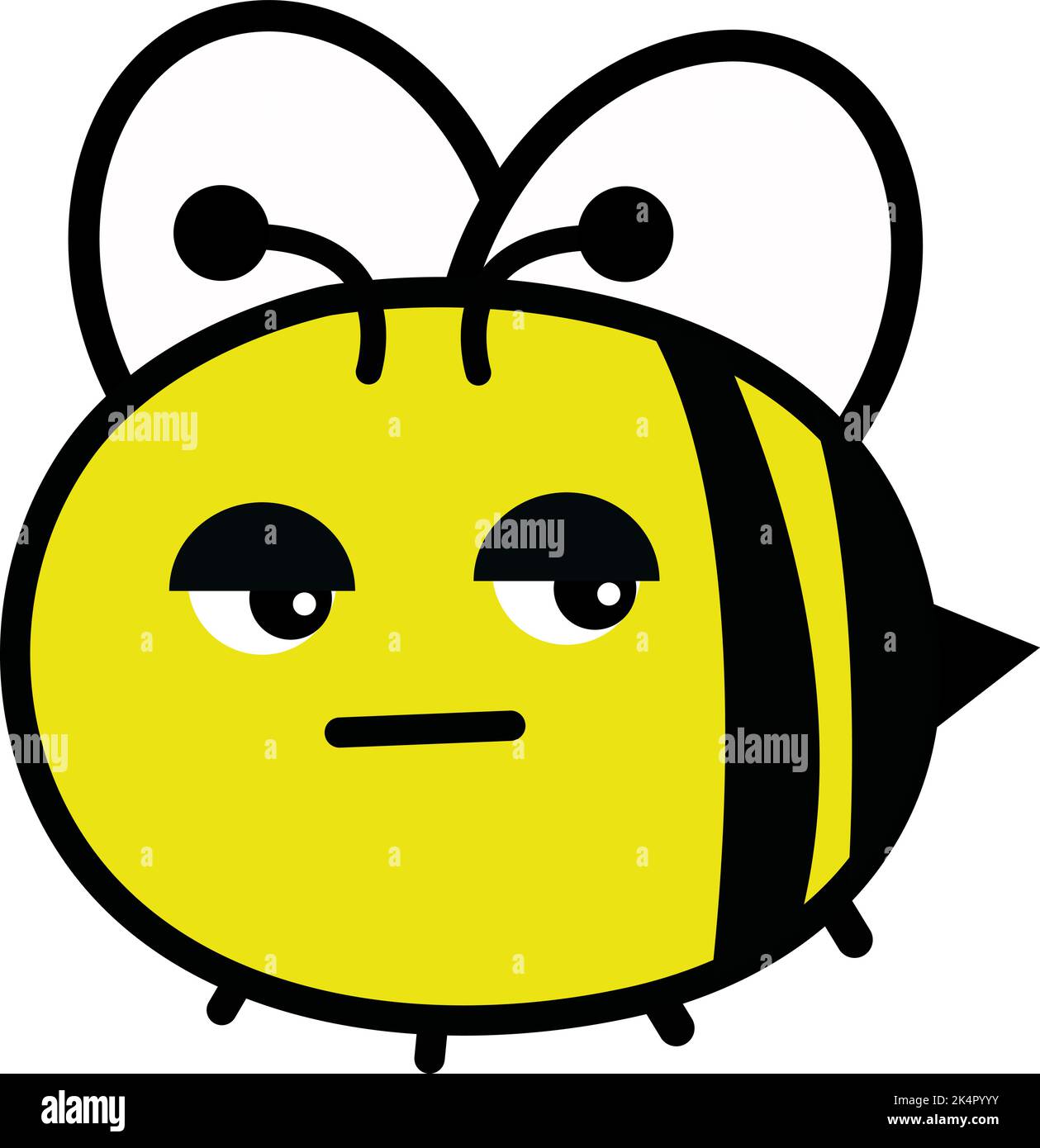 Bee thoughtful Stock Vector Images - Alamy