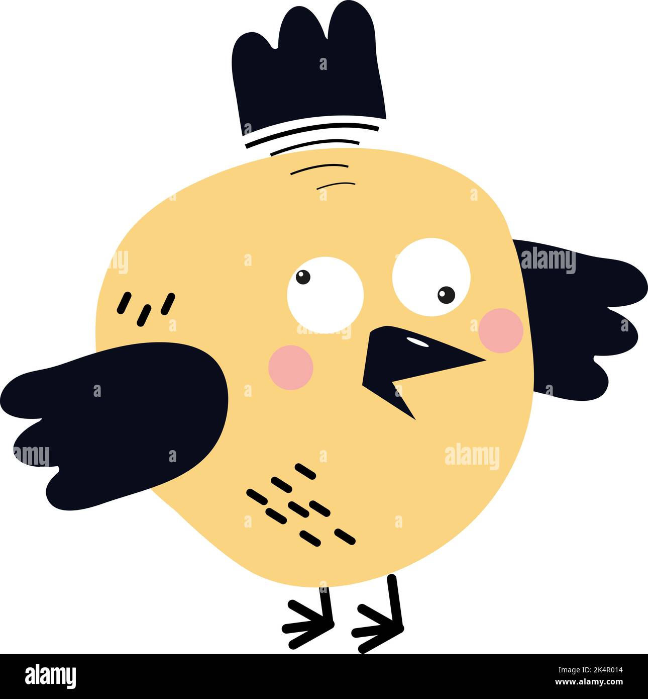 Crazy bird Stock Vector Images - Alamy