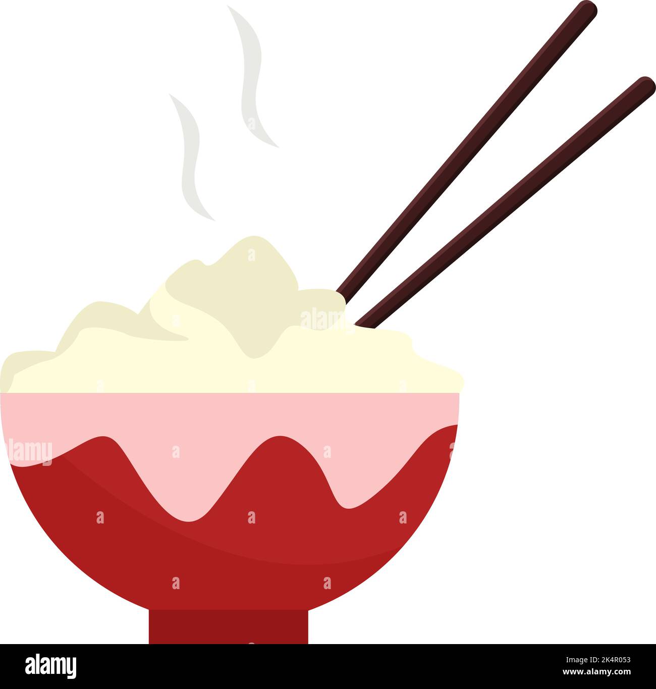 Hot chinese dish, illustration, vector on a white background Stock ...