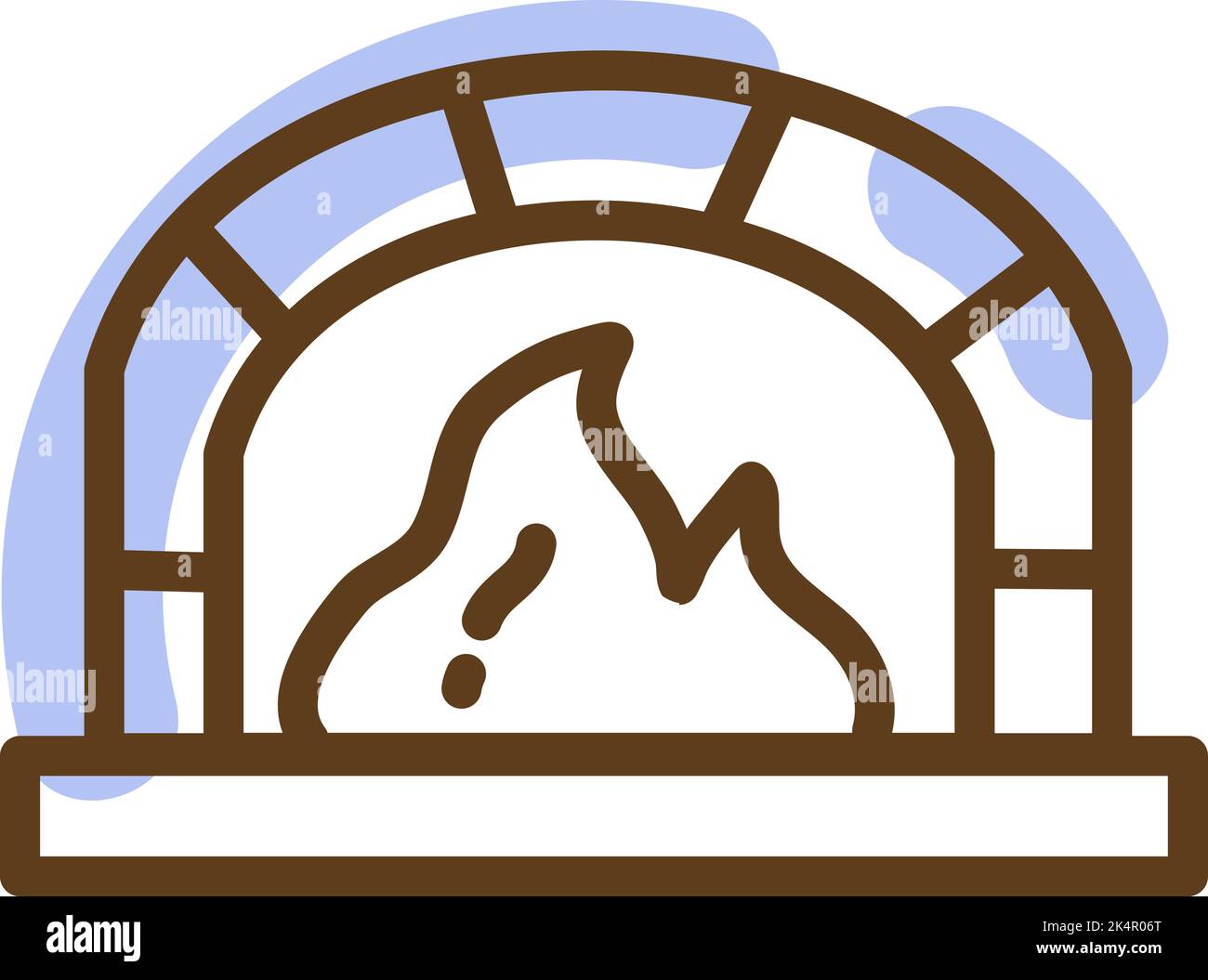 Cooking on a flame Stock Vector Images - Alamy